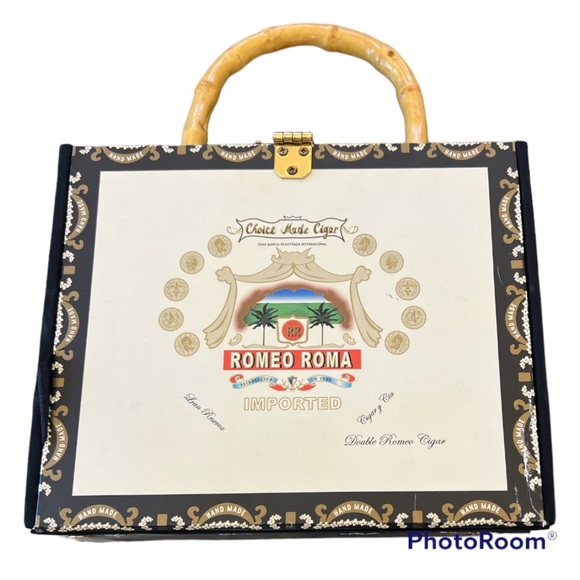 Romeo Roma | Bags | Cigar Box Purse Bag Bamboo Super Unique Romeo Roma ...